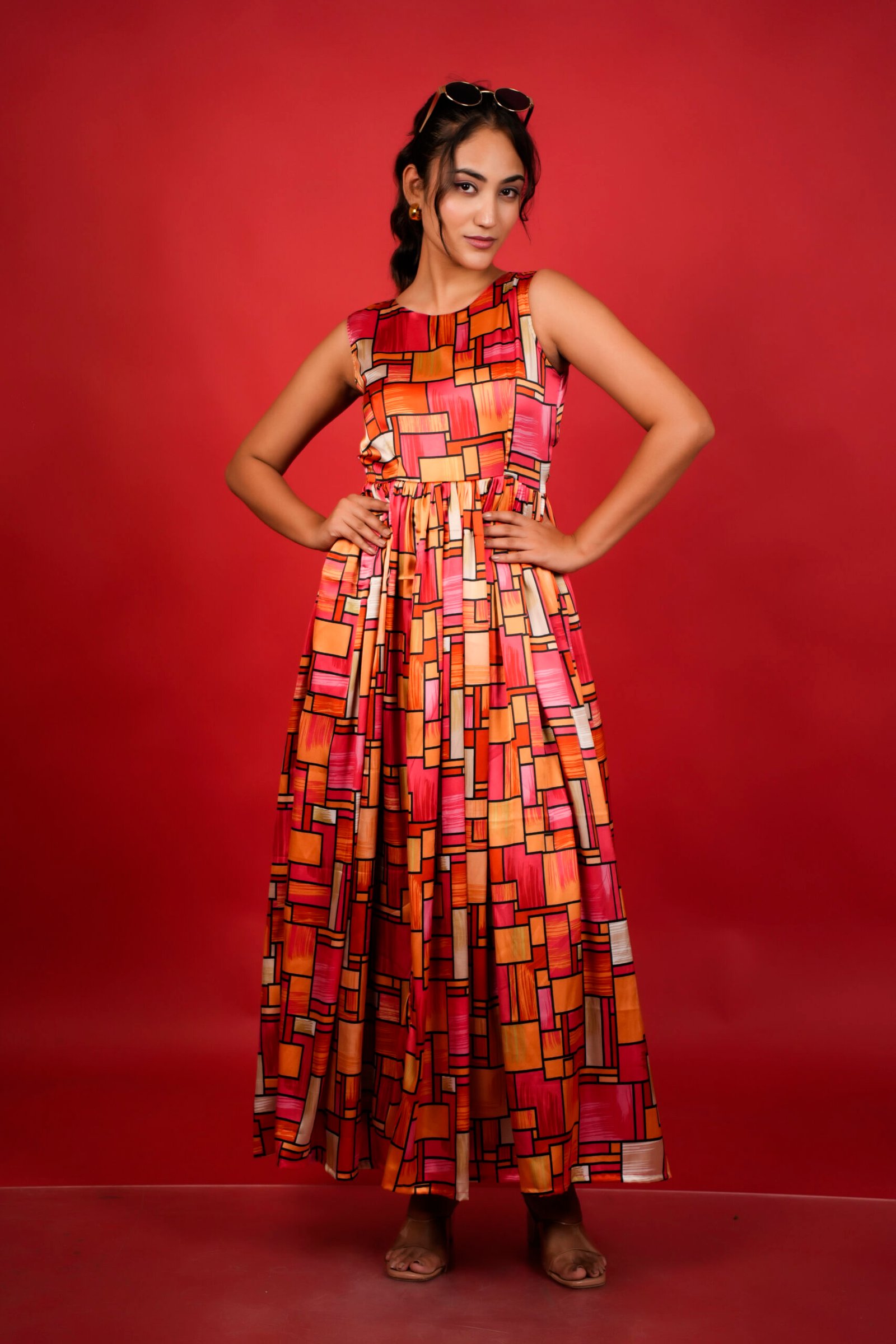 COLOUR RUSH MAXI DRESS – labelas.co.in